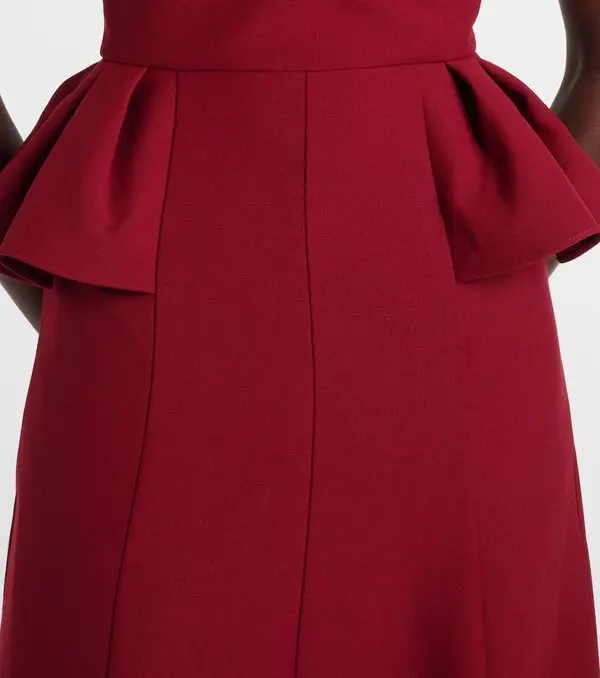 Roland Mouret Peplum Midi Dress