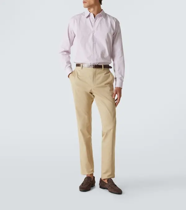 Etro Cotton Twill Chinos - Beige