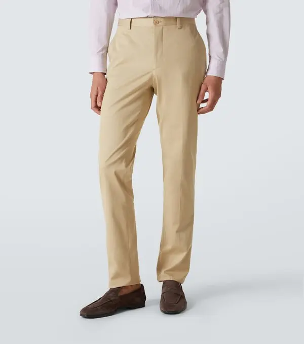 Etro Cotton Twill Chinos - Beige