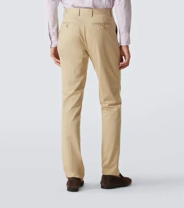 Etro Cotton Twill Chinos - Beige