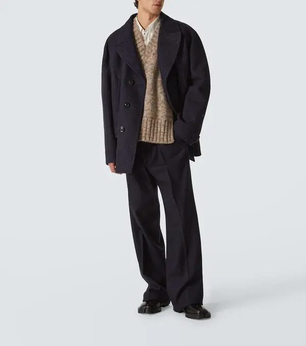 MAISON MARGIELA Wool Pea Coat