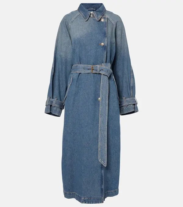 Isabel Marant Étoile Brekka Denim Coat - Blue