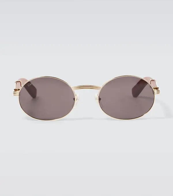 CARTIER Round Sunglasses - Brown