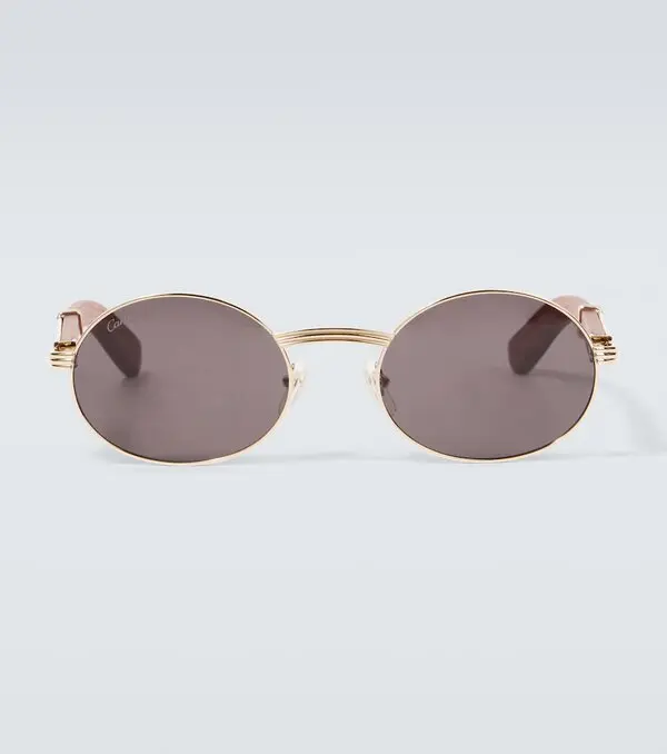 Cartier Round Sunglasses - Brown