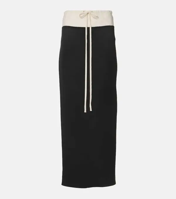 Khaite Chet Satin Maxi Skirt