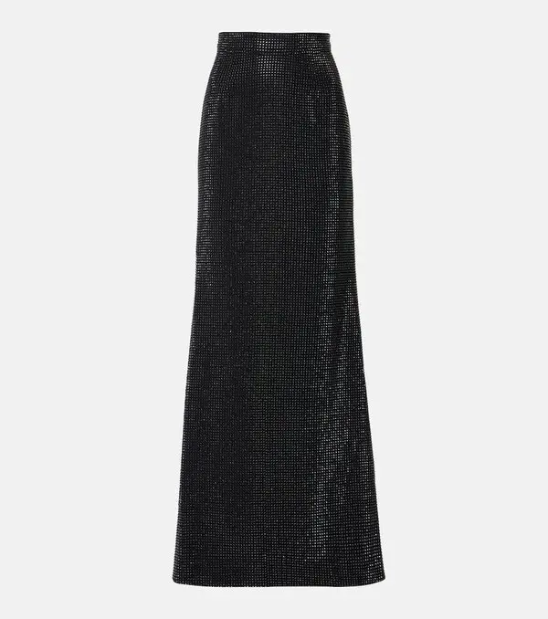 Roland Mouret Crystal-embellished Maxi Skirt