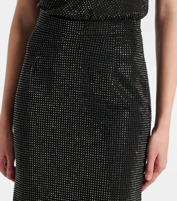 Roland Mouret Crystal-embellished Maxi Skirt