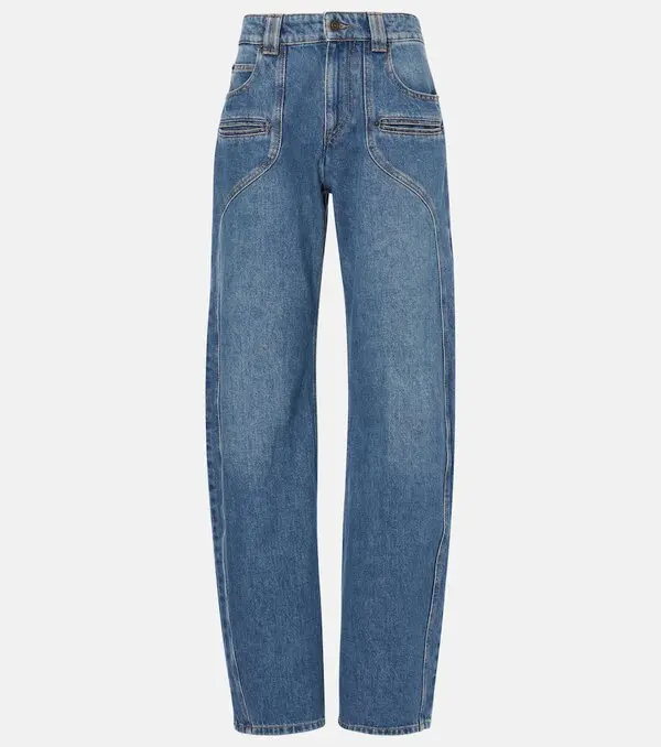 Isabel Marant Étoile Betiane Wide-leg Jeans - Blue