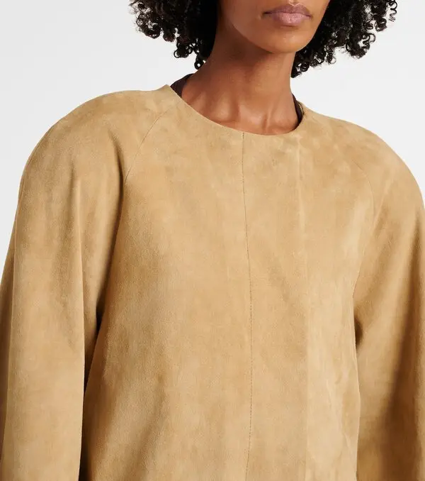 Stouls Dietrich Suede Coat - Beige
