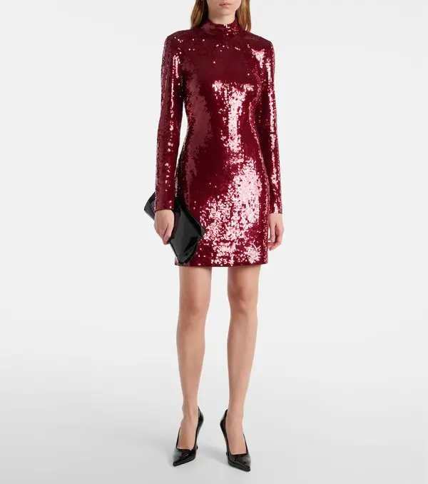 Veronica Beard Sylee Sequined Mini Dress