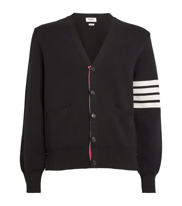Thom Browne Milano-stitch V-neck Cardigan