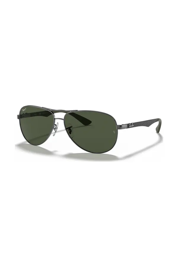 Ray-ban Aviator Sunglasses With Carbon Fibre Frame - Green