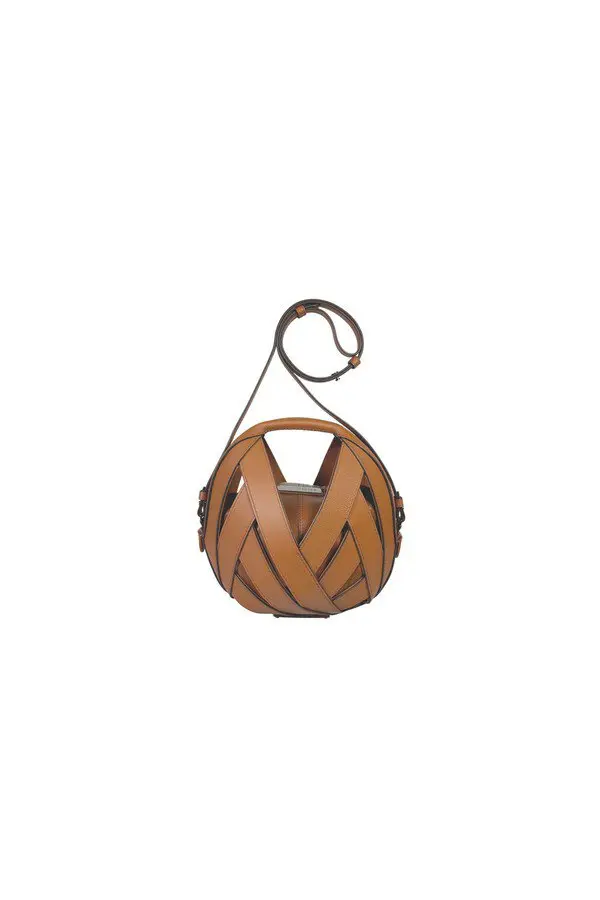 Perrin Le Petit Panier Basket Weave Purse