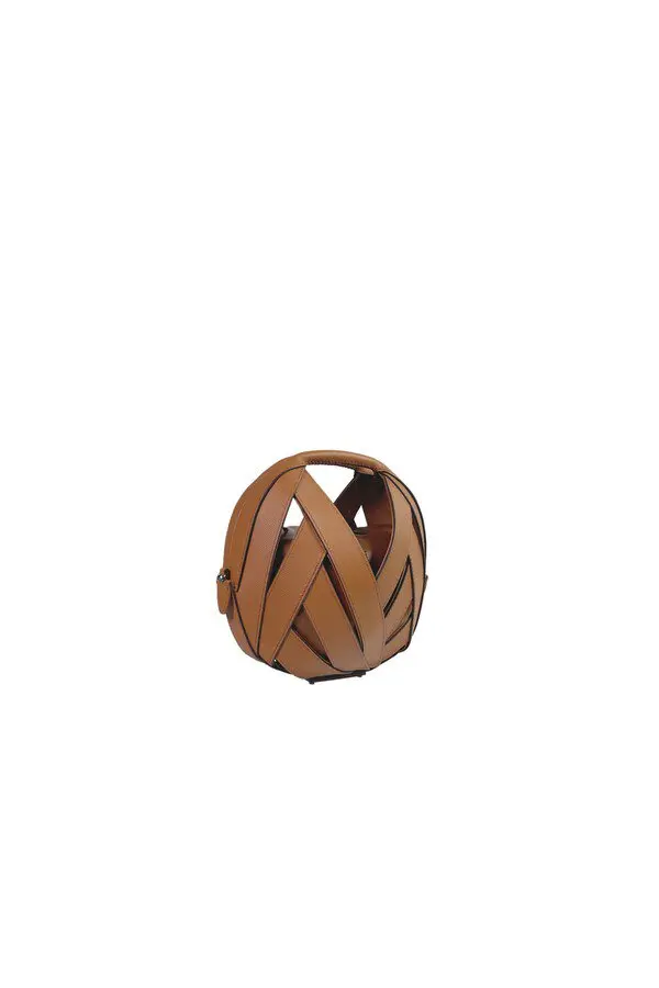 Perrin Le Petit Panier Basket Weave Purse
