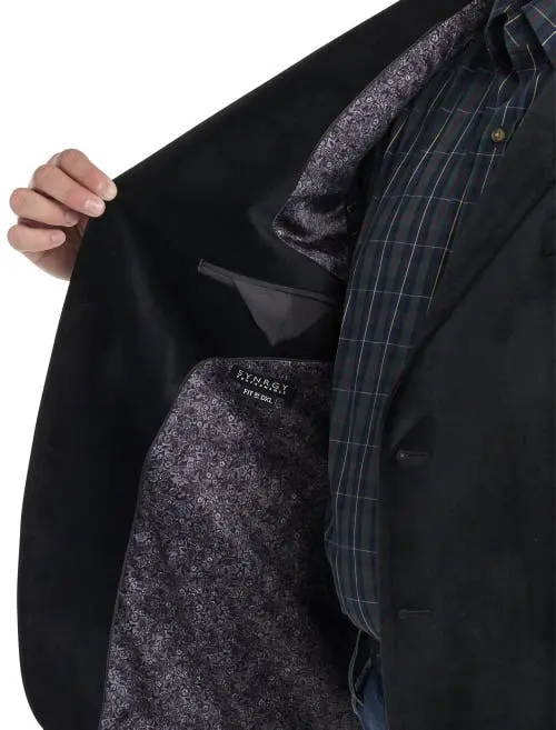 SYNRGY BY DXL Velvet Jacket Relaxer Sport Coat