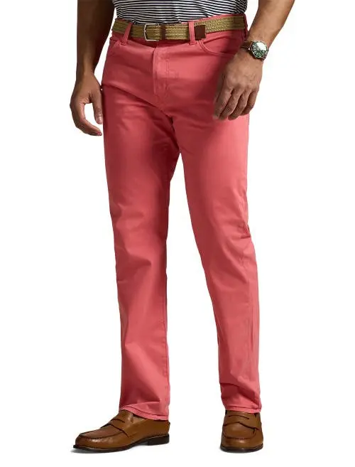 Polo Ralph Lauren Big & Tall Stretch Five-pocket Pants - Pale Red