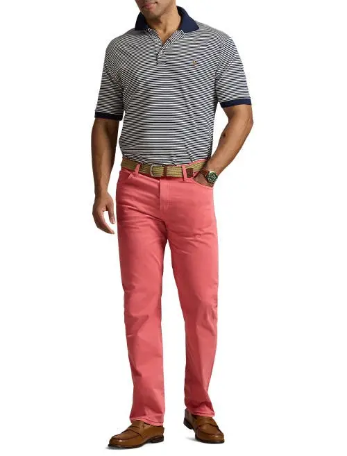 Polo Ralph Lauren Big & Tall Stretch Five-pocket Pants - Pale Red