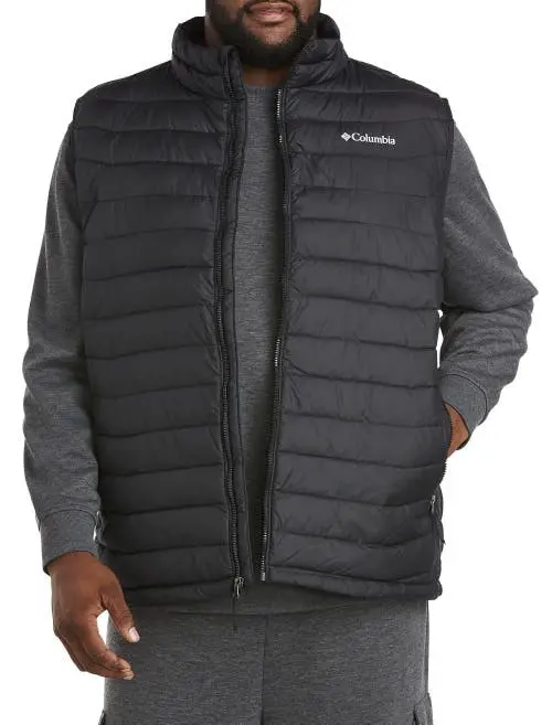 Columbia Big & Tall Powder Lite Quilted Vest - Black
