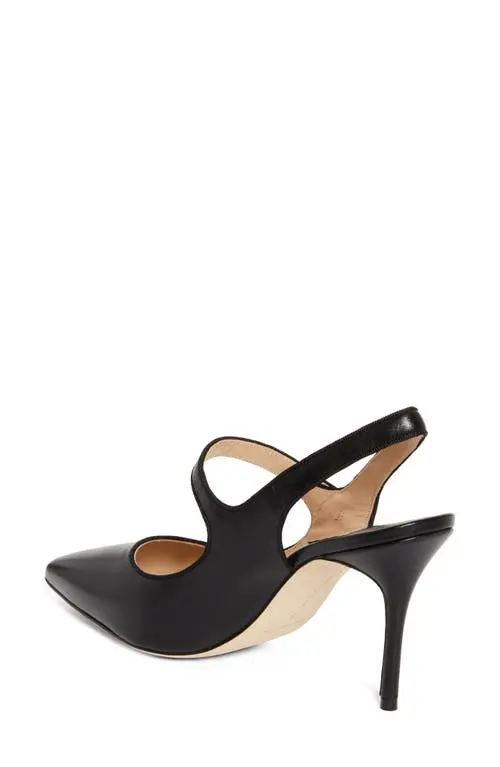 Manolo Blahnik Campari Slingback Pumps - Black