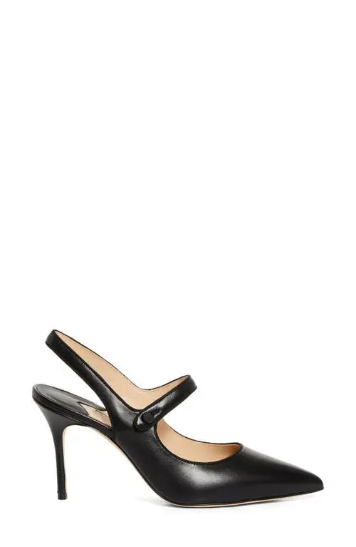 Manolo Blahnik Campari Slingback Pumps - Black