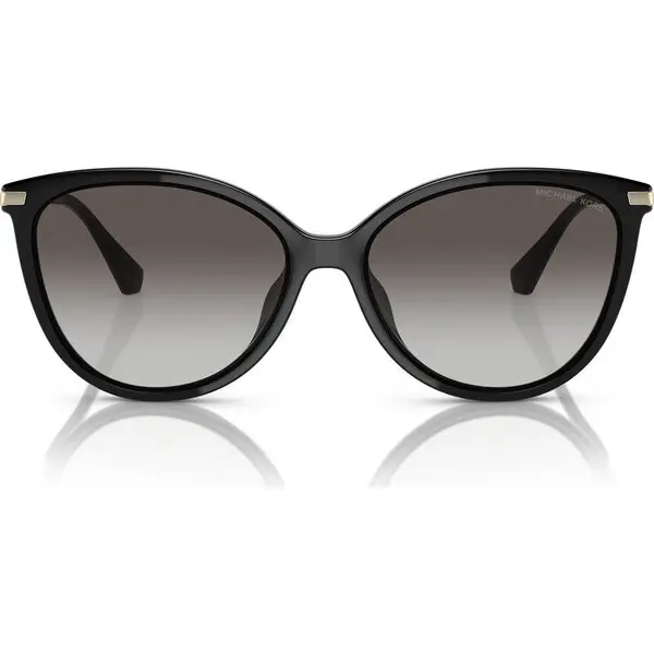 Michael Kors 56mm Gradient Cat Eye Sunglasses - Black