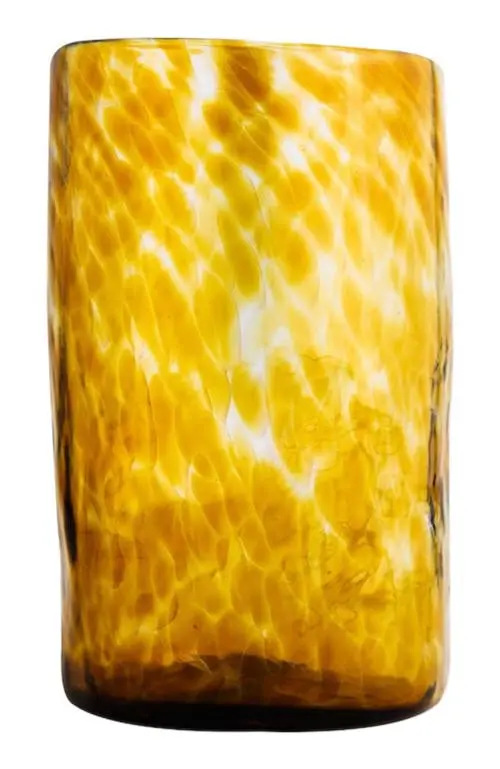 XAQUIXE Large Tumbler12 Ozset Of 6 - Amber
