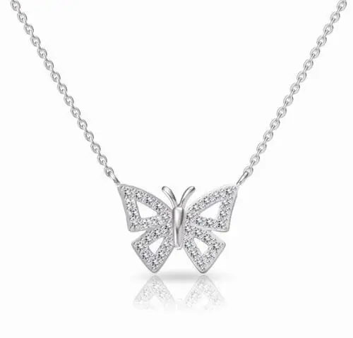 DONATELLO GIAN Name' Butterfly Necklace And Earrings Set