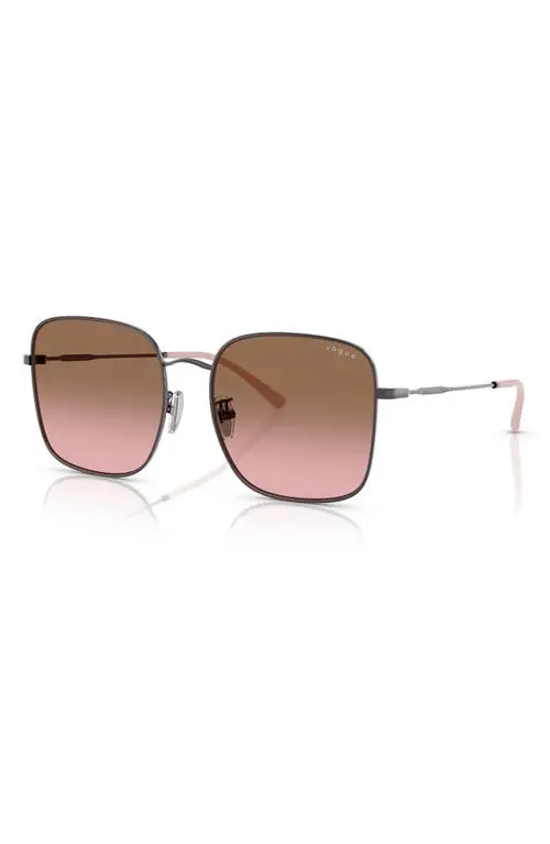 VOGUE 57mm Gradient Square Sunglasses - Pink