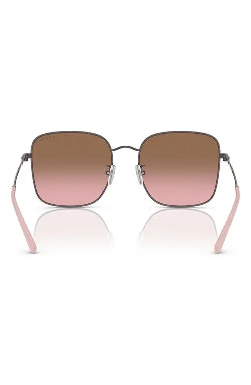VOGUE 57mm Gradient Square Sunglasses - Pink