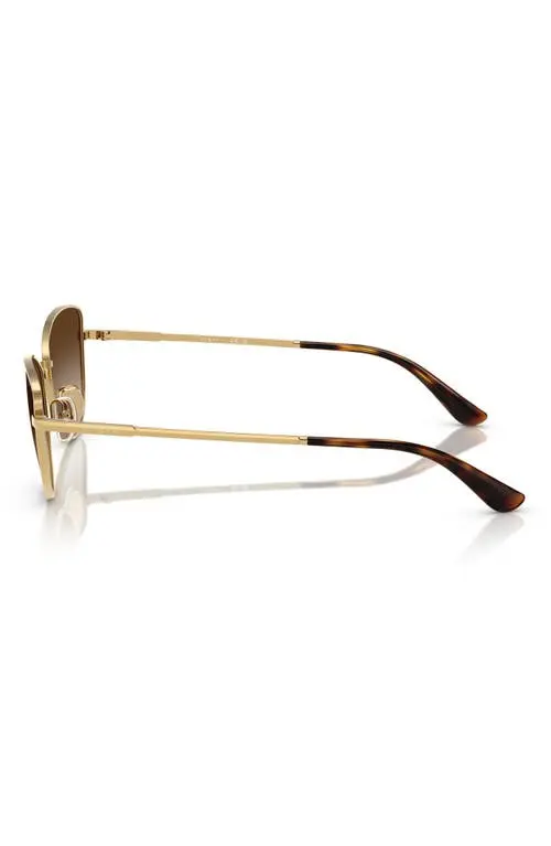 VOGUE 56mm Polarized Butterfly Sunglasses