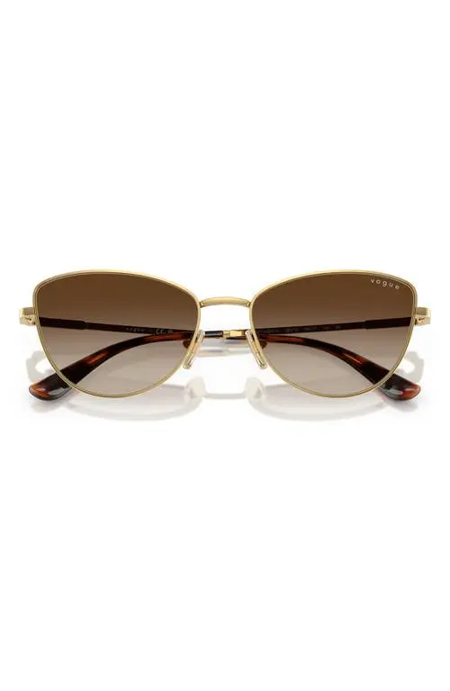 VOGUE 56mm Polarized Butterfly Sunglasses