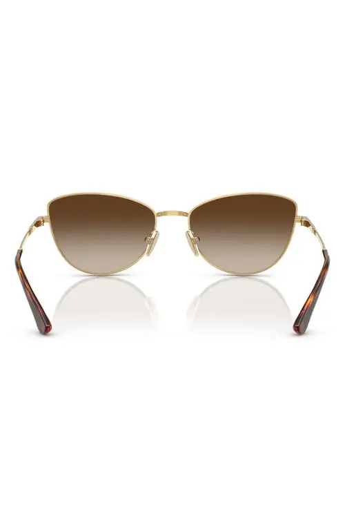 VOGUE 56mm Polarized Butterfly Sunglasses