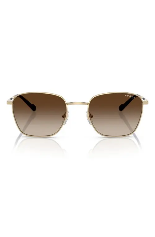 VOGUE 53mm Pillow Sunglasses - Pale Gold