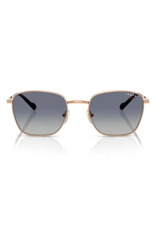 VOGUE 53mm Pillow Sunglasses - Rose Gold