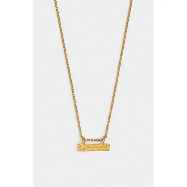 DHWANI BANSAL Luna Pearl Necklace - Gold