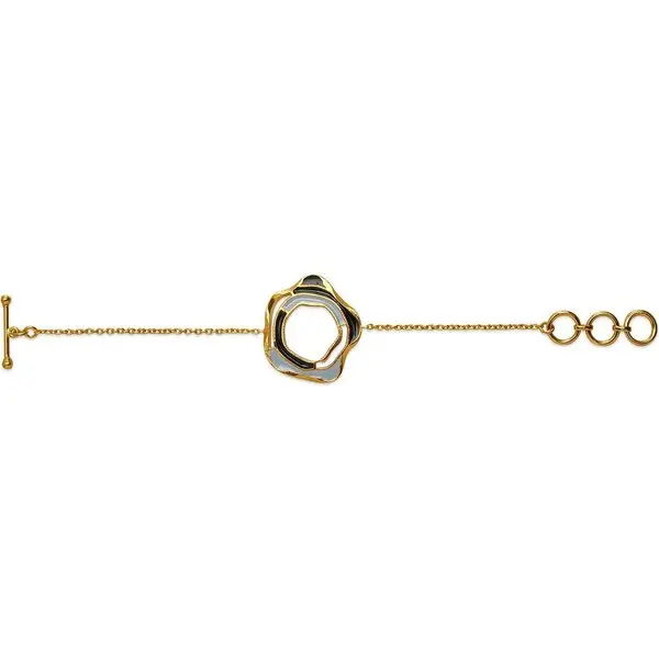 DHWANI BANSAL Dhwani Bhansal Aqua Bracelet - Gold Plated
