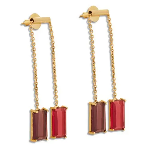 DHWANI BANSAL Kandi Drop Earrings
