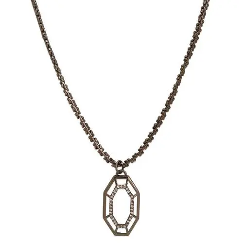 DHWANI BANSAL Syra Pendant - Gunmetal Grey