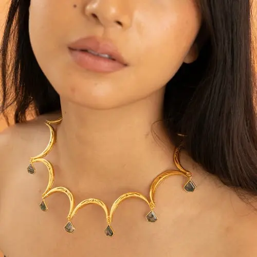 DHWANI BANSAL Tila Statement Necklace