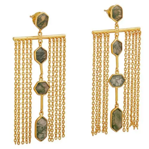 DHWANI BANSAL Zelena Chandelier Earrings
