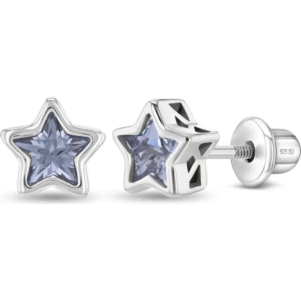 IN SEASON JEWELRY Cubic Zirconia Star Earrings - June
