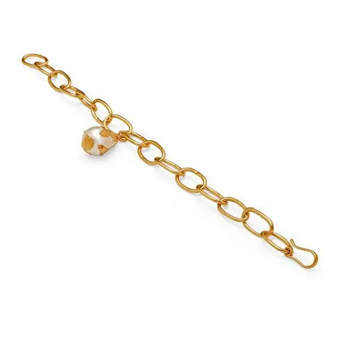 DHWANI BANSAL Ona Baroque Shell Pearl Bracelet