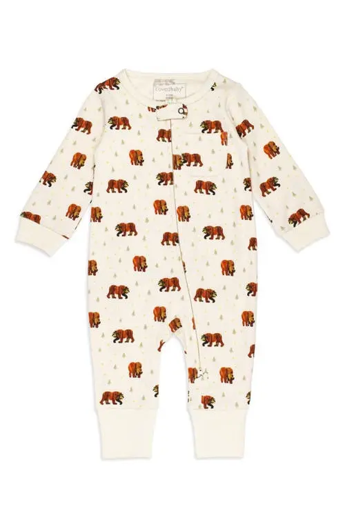 L'OVEDBABY X 'the Very Hungry Caterpillar'™ Organic Cotton Romper - Brown Bear