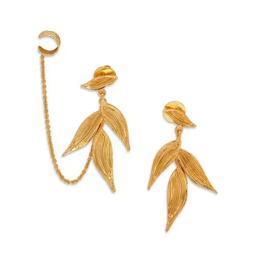 DHWANI BANSAL Dhwani Bhansal Isaro Mini Earrings - Gold Plated