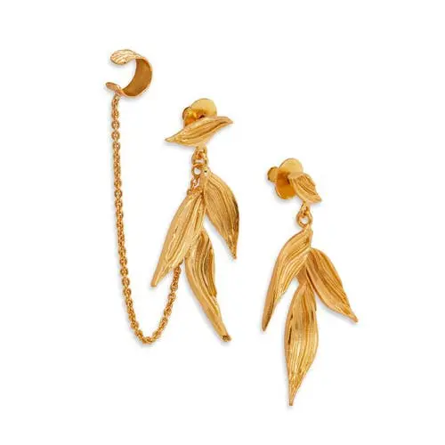 DHWANI BANSAL Isaro Mini Earrings - Gold Plated
