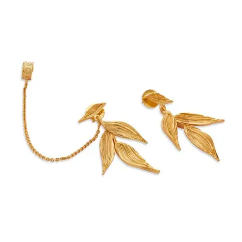 DHWANI BANSAL Isaro Mini Earrings - Gold Plated