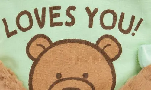 JELLYCAT Bartholomew Bear Loves You! Cloth Book
