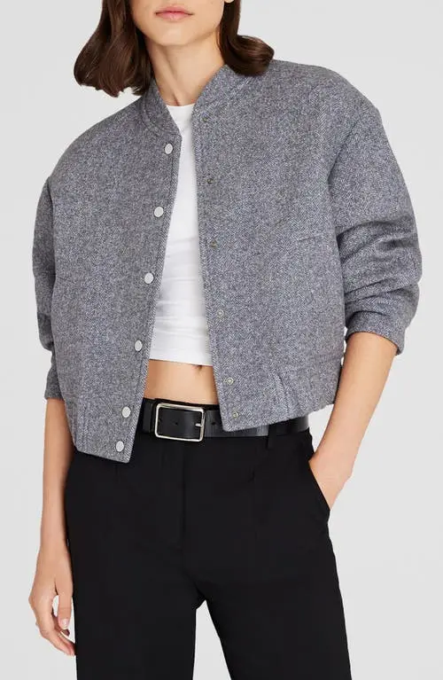 Club Monaco Wool-blend Bomber Jacket