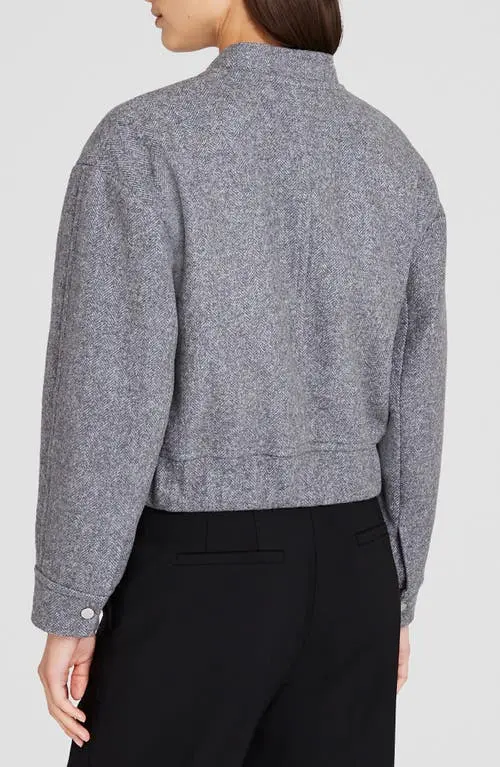 Club Monaco Wool-blend Bomber Jacket