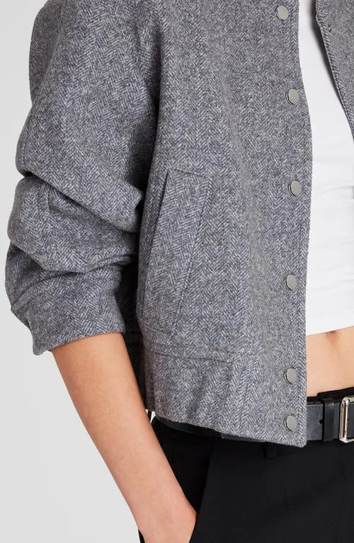 Club Monaco Wool-blend Bomber Jacket